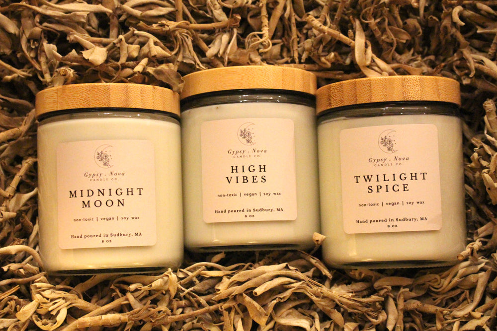 Botanical Soy Candles | 100% pure essential oils | Aromatherapy mist ...